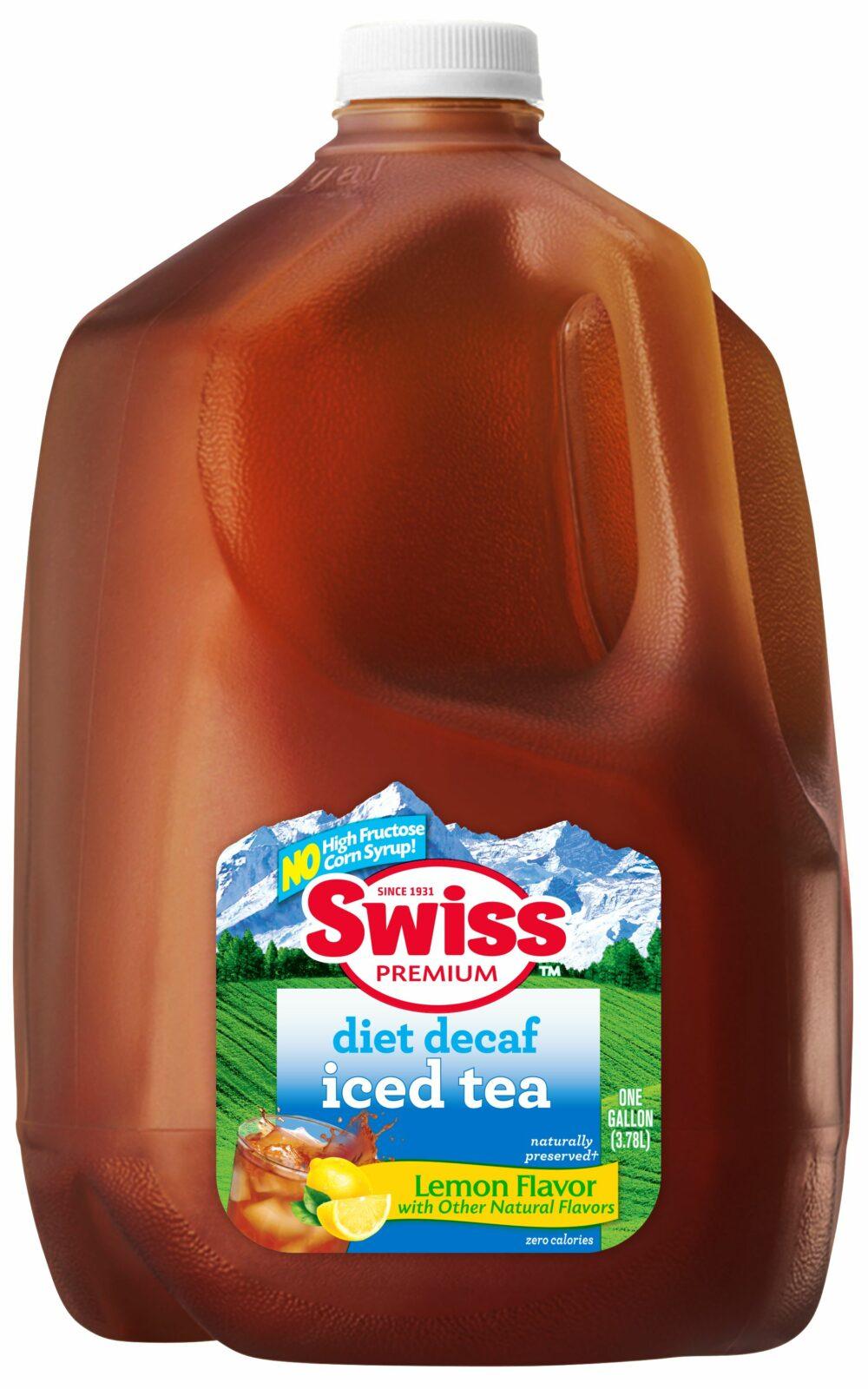 Diet Decaf Iced Tea with Lemon Gallon - Swiss Premium™ Dairy